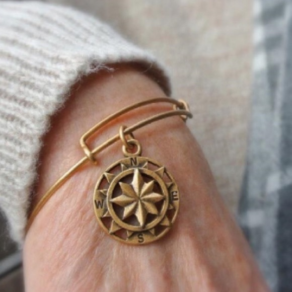 Alex and Ani | Jewelry | Alex And Ani Compass Bangle | Poshmark